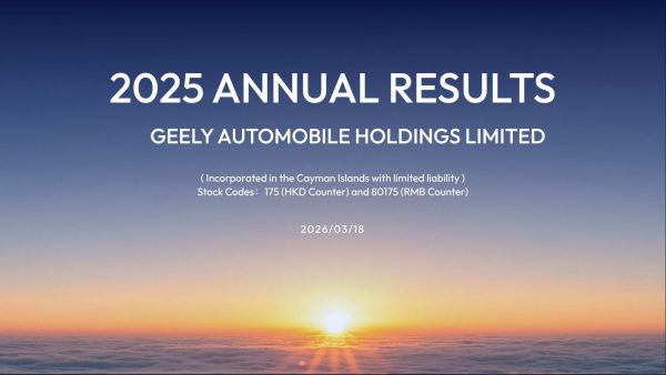 Geely Automobile Holdings Limited – Geely Automobile Holdings Limited