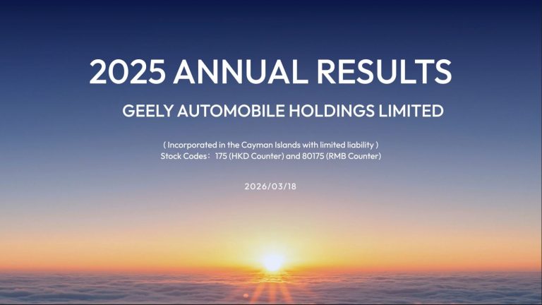 Geely Automobile Holdings Limited – Geely Automobile Holdings Limited